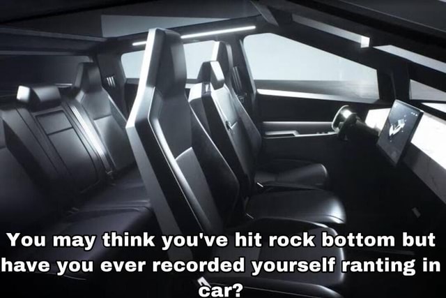 You may think you've hit rock bottom but have you ever recorded ...