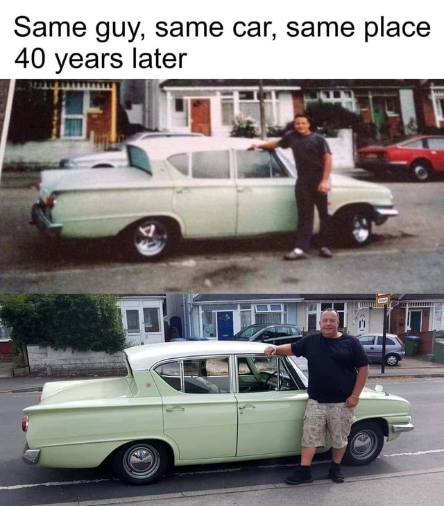 Same guy, same car, same place 40 years later I I - America’s best pics and videos