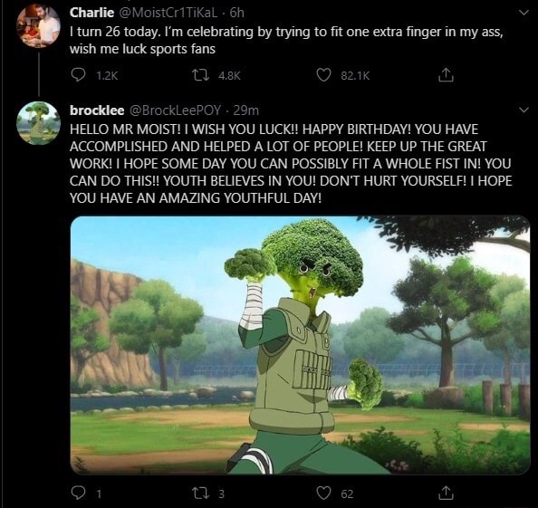 - HELLO MR MOIST! I WISH YOU LUCK!! HAPPY BIRTHDAY! YOU HAVE ...