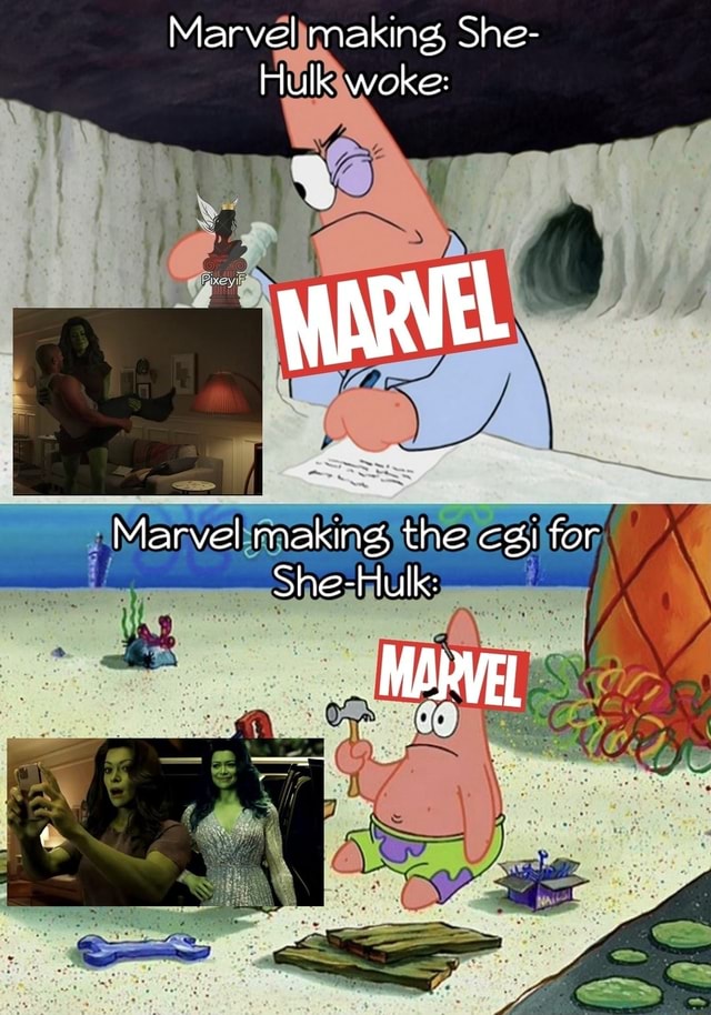 Marvel making She- Hulk woke: MARVEL Marvel making the for She-Hulk: SS ...