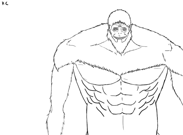#BeastTitan #lineart #attack_on_titan #drawings #Beast #Ape - iFunny