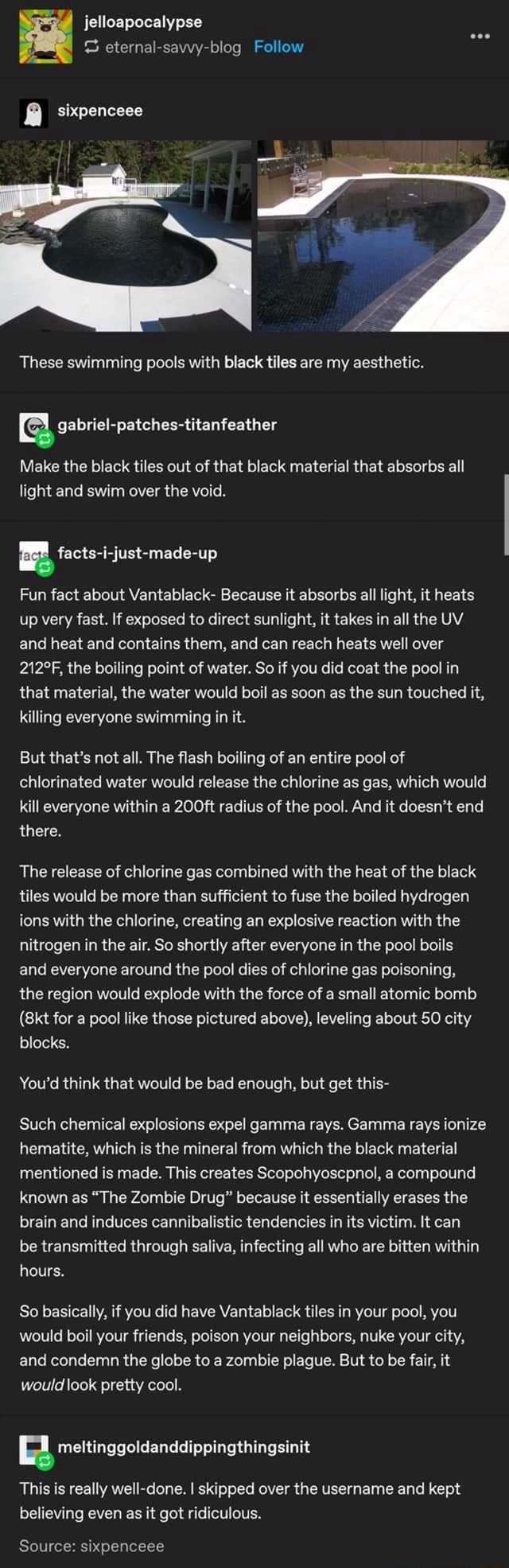 These swimming pools with black tiles are my aesthetic. Make the black ...