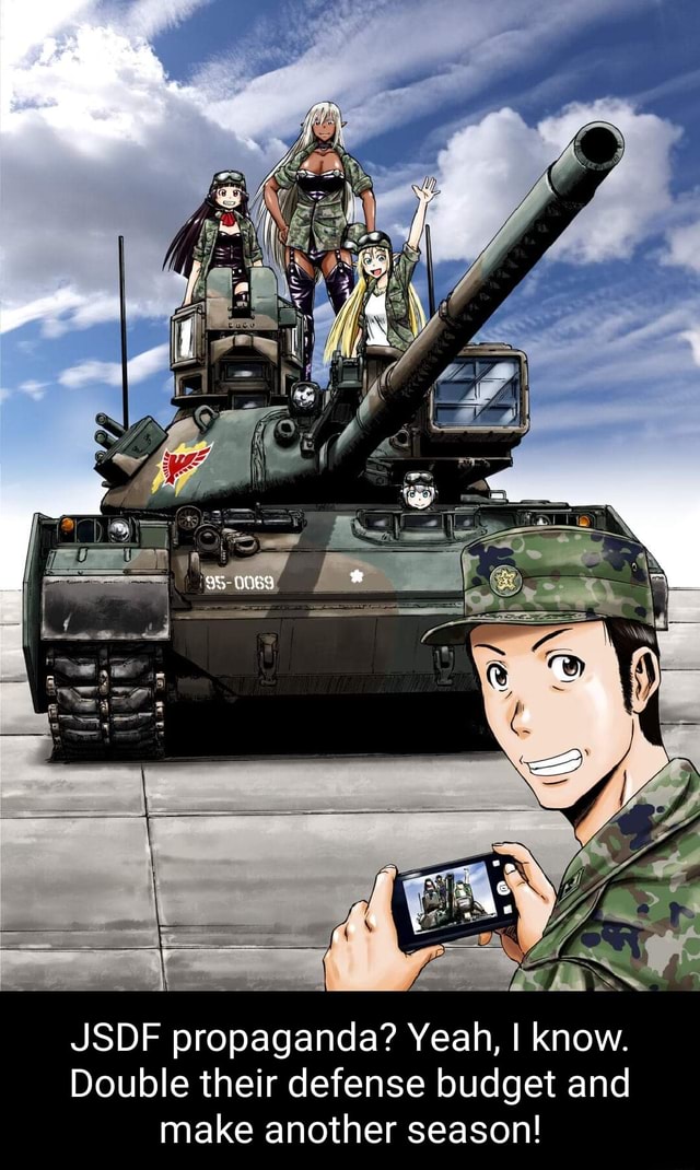 JSDF propaganda? Yeah, I know. Double their defense budget and make ...