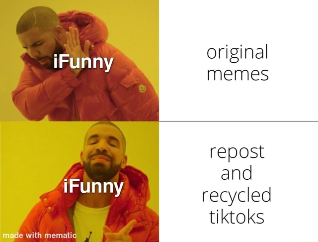IFunny Made with mematic iFunny original memes repost and recycled ...