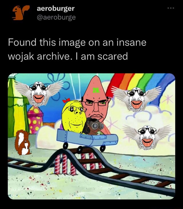 Aeroburger @aeroburge Found this image on an insane wojak archive. I am ...