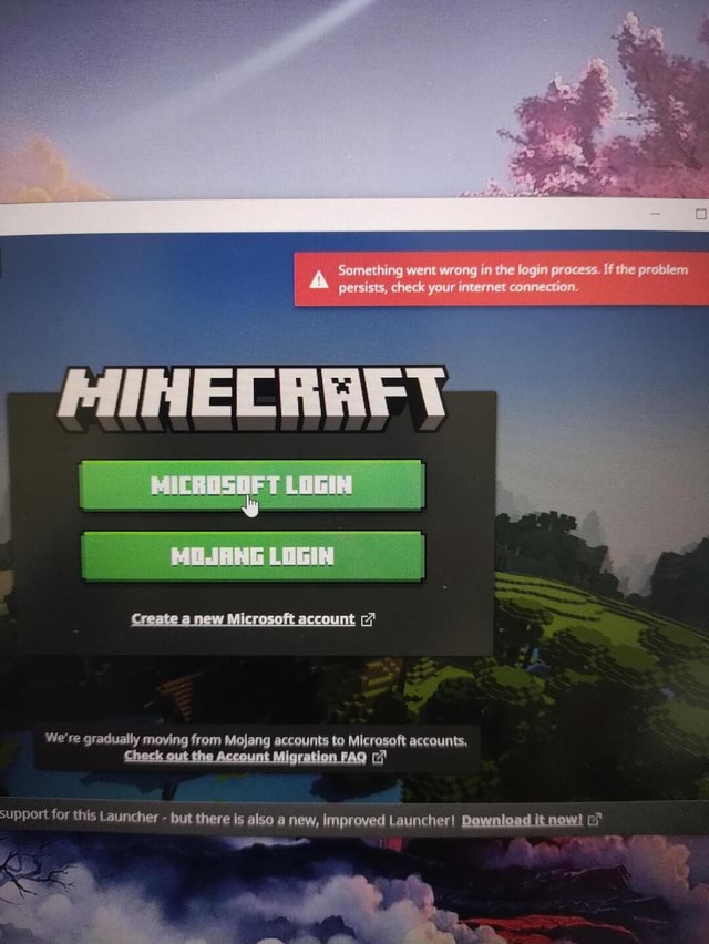 Omething went wrong in the login process. the problem persists, check ...