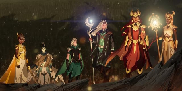 Elves of Xadia from the show The Dragon Prince - iFunny