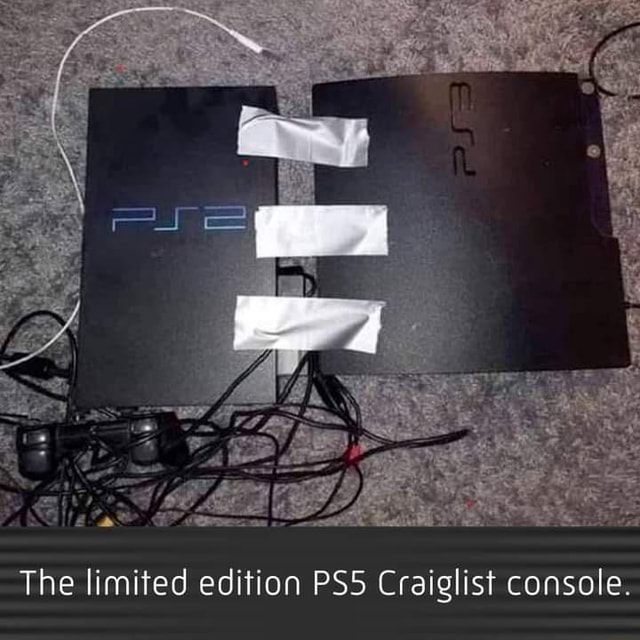 White trash PS5 - The limited edition Craiglist console. - iFunny