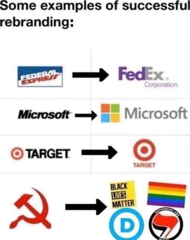 Some examples of successful rebranding: Microsoft Microsoft TARGET ...