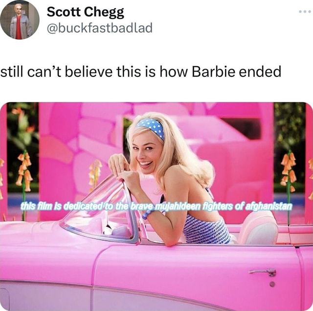 Still can't be eve this is how Barbie ended I this is dedicated fe the ...