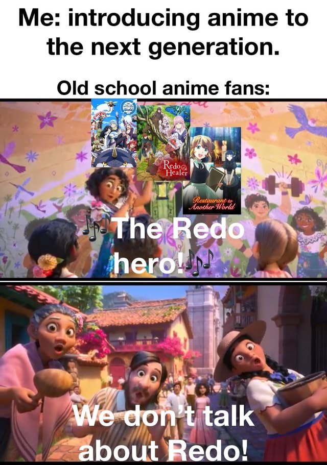 Me: introducing anime to the next generation. Old school anime fans ...