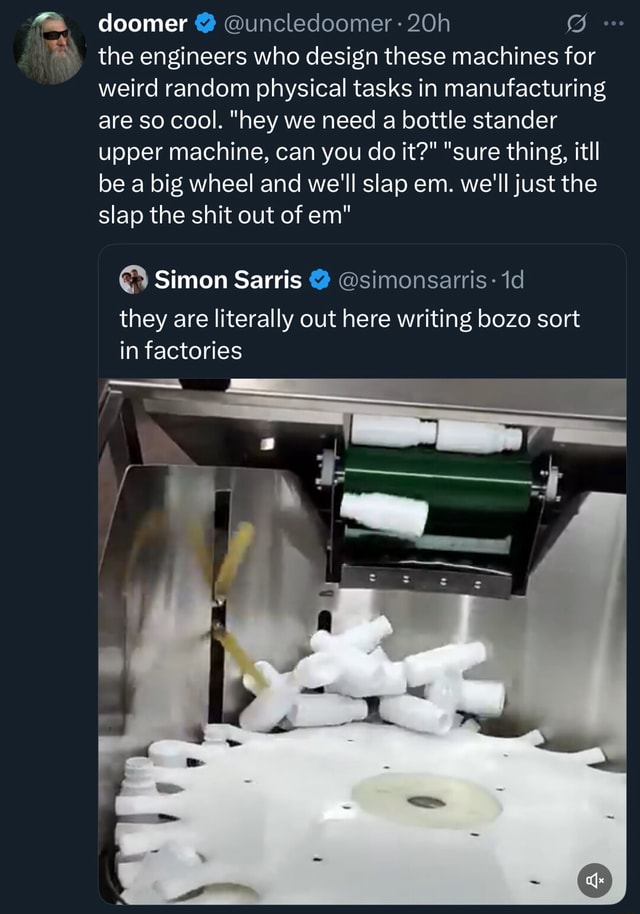 Doomer the engineers who design these machines for weird random ...