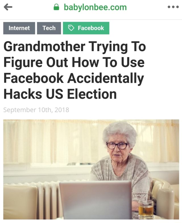 I Internet I Facebook Grandmother Trying To Figure Out How To Use ...
