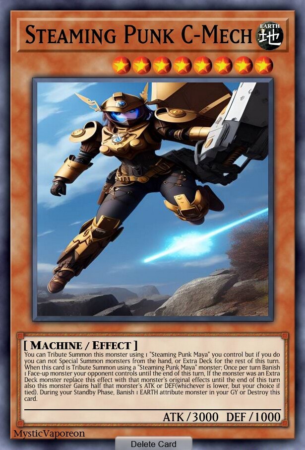 STEAMING PUNK C-MECH [ MACHINE / EFFECT ] You can Tribute Summon this ...