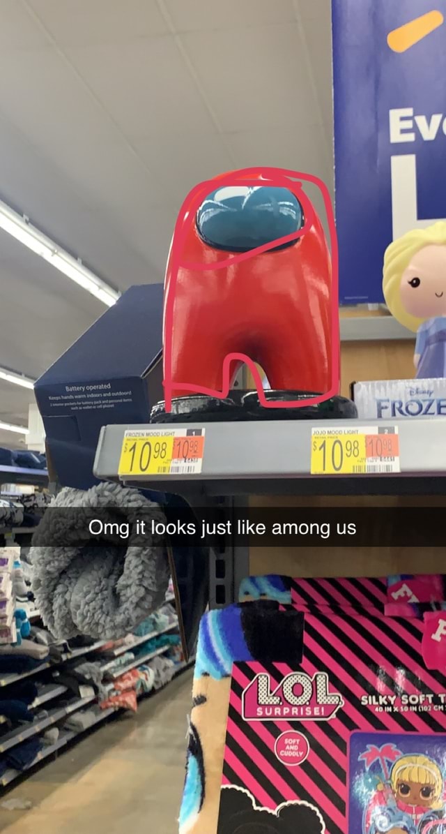 Omg it looks just like among us - iFunny