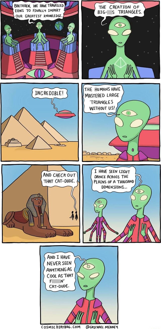 THE CREATION OF TRIANGLES. WE OUR EONS TO FINALLY IMPART THE HUMANS ...