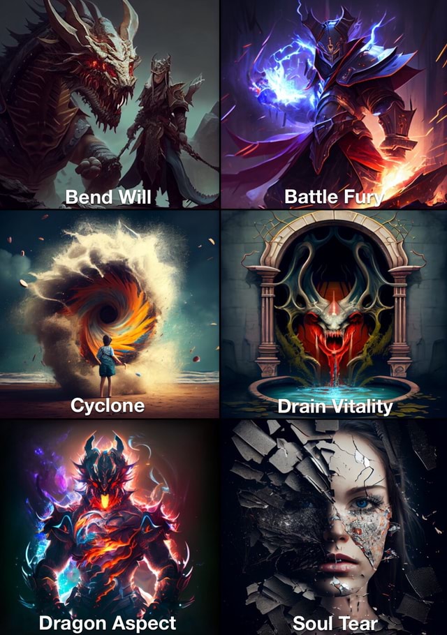 Bend Will Cyclone Dragon Aspect Battle Drain Vitality Soul Tear - iFunny