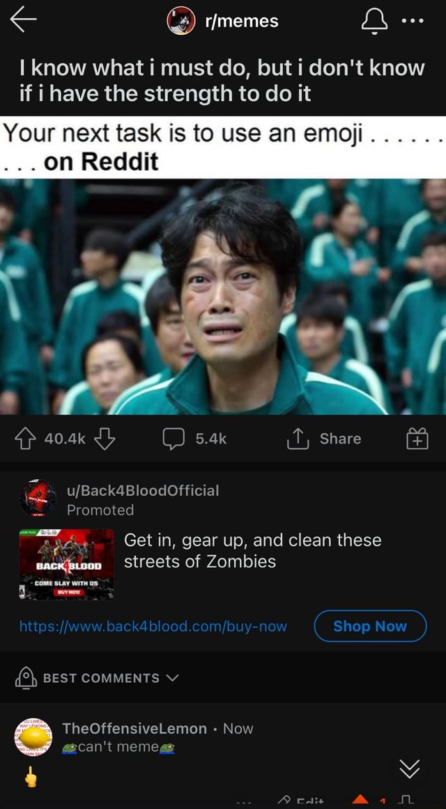 EX [memes I know what i must do, but i don't know if have the strength ...