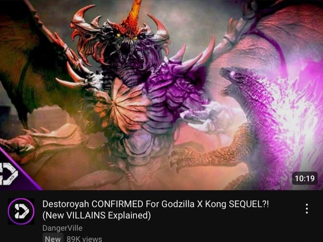Destoroyah CONFIRMED For Godzilla X Kong SEQUEL?! (New VILLAINS ...