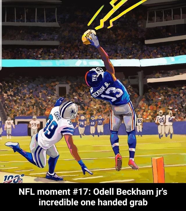 Incredible one handed grab - NFL moment #17: Odell Beckham jr's ...