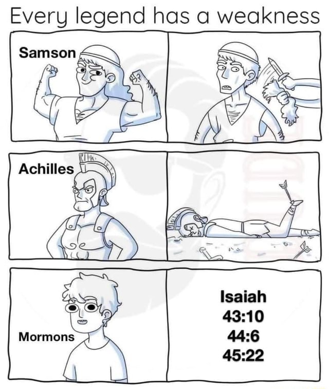 Every legend has a weakness - iFunny