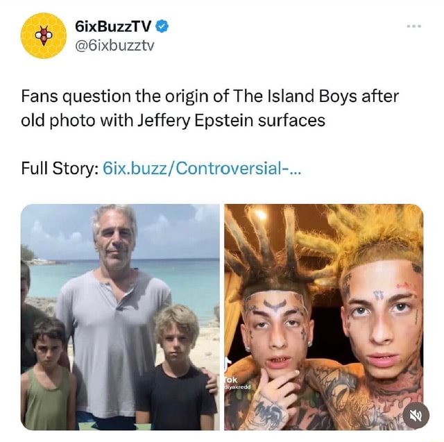 Fans question the origin of The Island Boys after old photo with ...