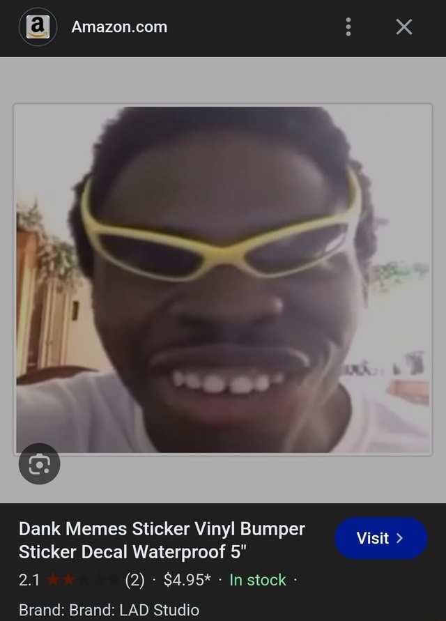 Amazon.com x Sticker Decal Waterproof 5" 2.1 (2) $4.95* - In stock ...