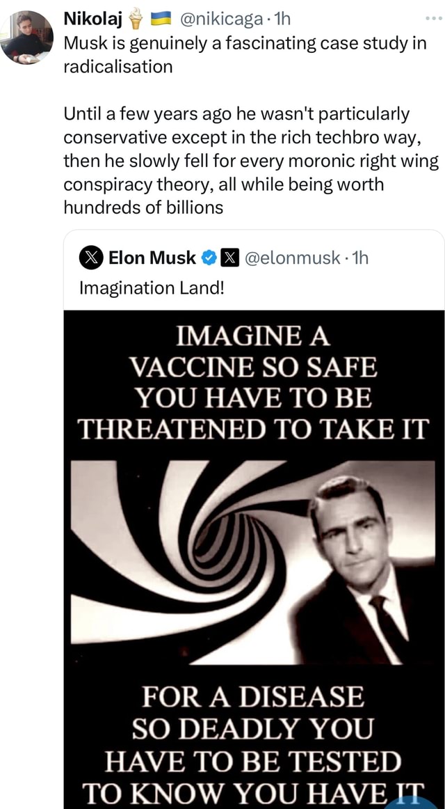 Nikolaj @nikicaga: th Musk is genuinely a fascinating case study in ...