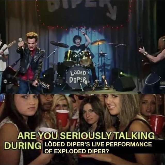4% DURING LODED DIPER'S LIVE PERFORMANCE EXPLODED DIPER? - iFunny