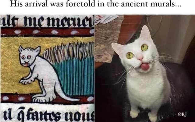 His arrival was foretold in the ancient murals... - iFunny Brazil