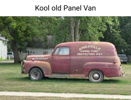 Kool old Panel Van - iFunny