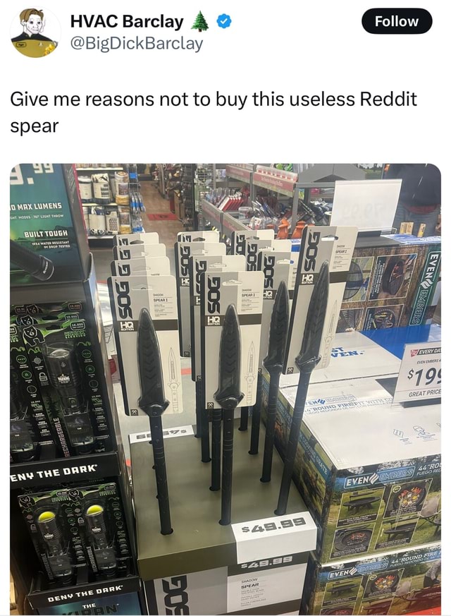 HVAC Barclay @BigDickBarclay Give me reasons not to buy this useless ...