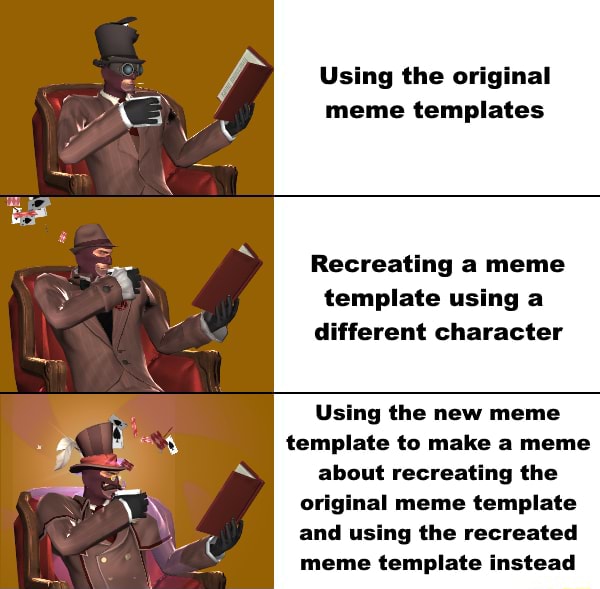 Using the original meme templates Recreating a meme template using a ...