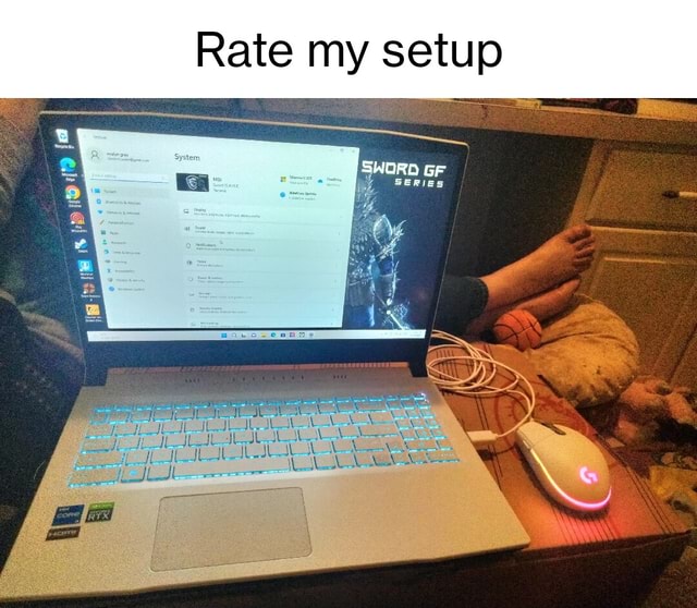 Rate my setup SWORD GF SERIES - iFunny
