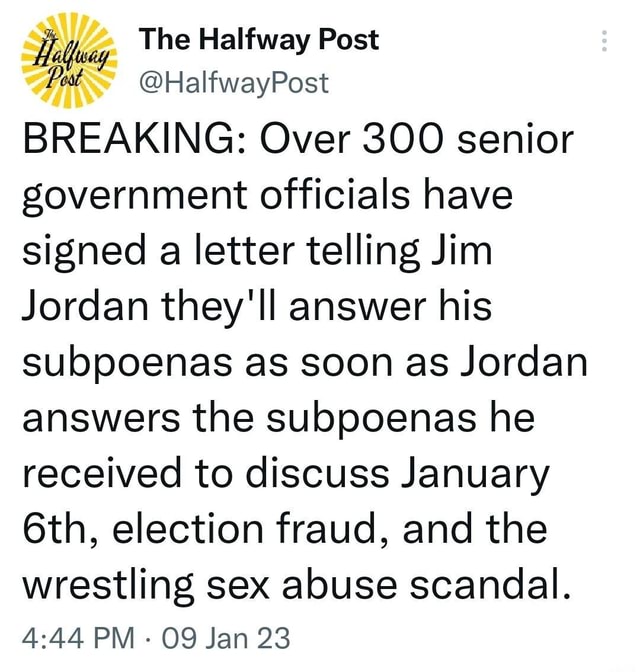 The Halfway Post affisay @HalfwayPost BREAKING: Over 300 senior ...