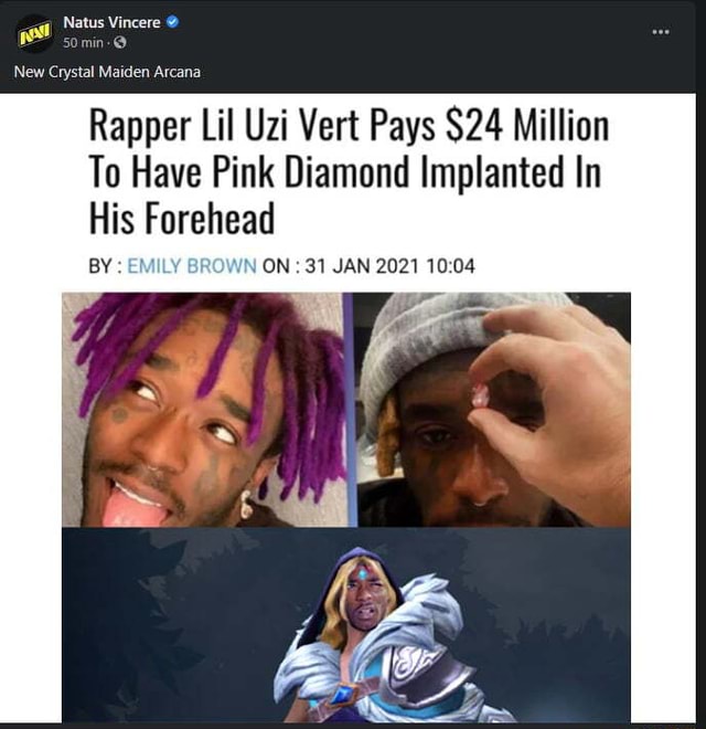 Natus Vincere 50 min-@ New Crystal Maiden Arcana Rapper Lil Uzi Vert ...