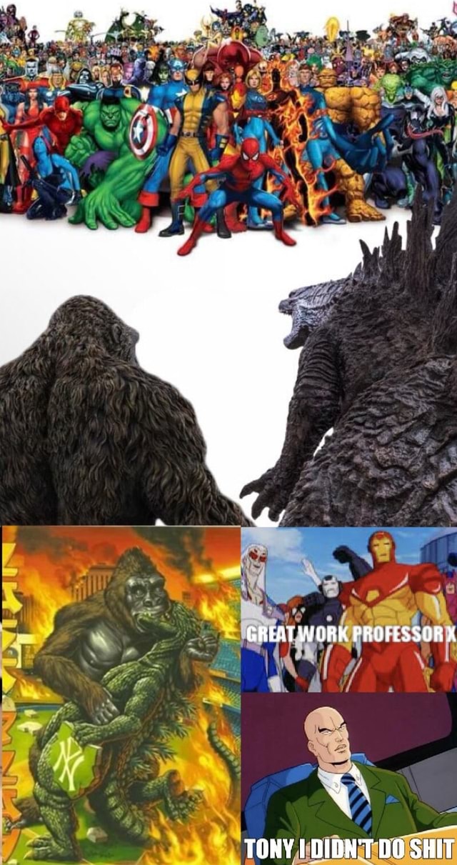 GREAT WORK PROFESSOR X TONY I DIDN'T DO SHIT - iFunny