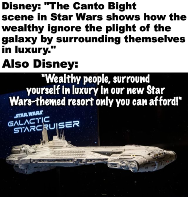 Disney: "The Canto Bight scene in Star Wars shows how the wealthy ...