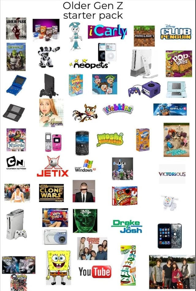 Older Gen Z starter pack - iFunny