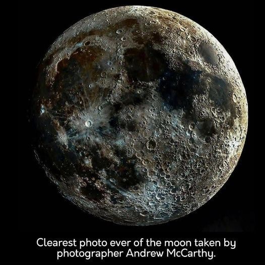 Clearest photo ever of the moon taken by photographer Andrew McCarthy ...