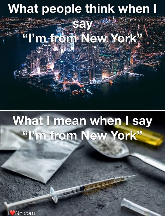 What people think when Say. "Vm from New. York" What mean when say "Pm ...