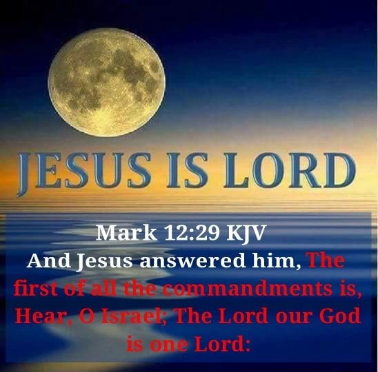 TESUS IS LORD Mark KJV And Jesus ans wered him, - America’s best pics ...