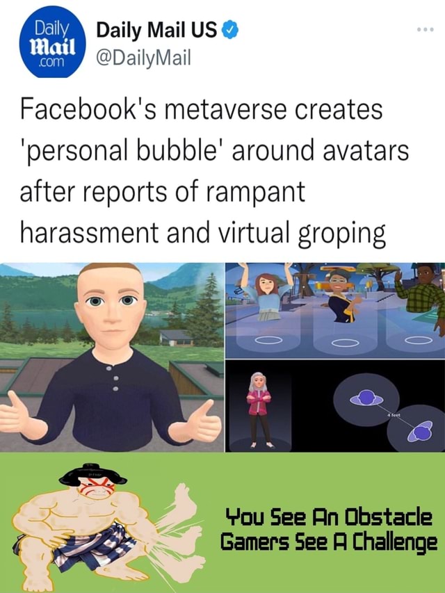Daily Daily Mail Us Dailymail Facebooks Metaverse Creates Personal