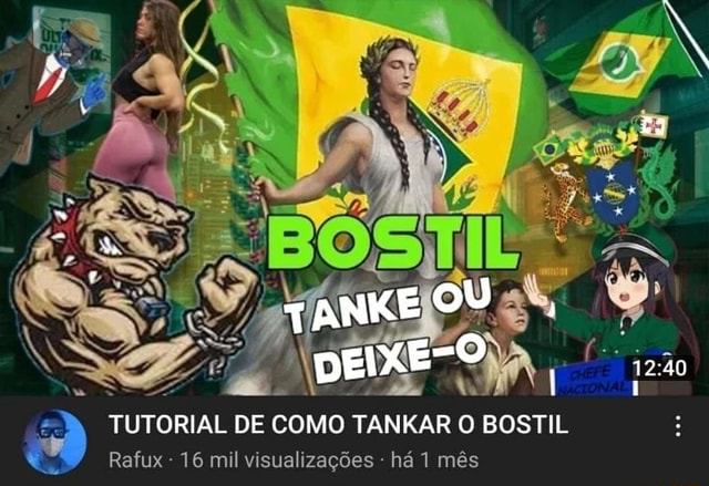 TUTORIAL DE COMO TANKAR O BOSTIL Rafux 16 mil visualizações - há 1 mês ...