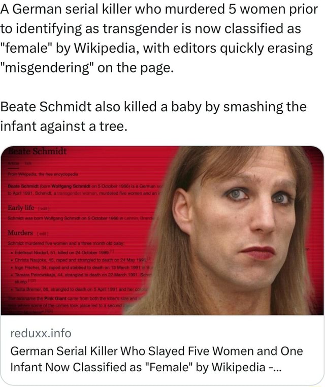 A German serial killer who murdered 5 women prior to identifying as ...