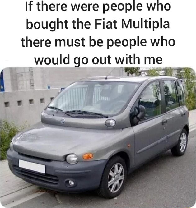 If there were people who bought the Fiat Multipla there must be people ...