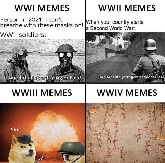 WWI MEMES WWII MEMES Person in 2021: I can't hen your country starts ...