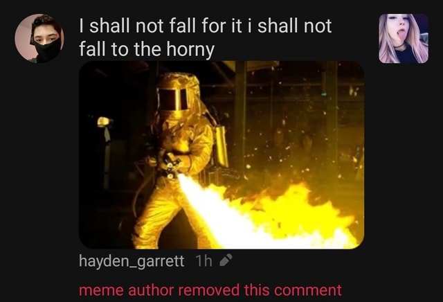 I shall not fall for it i shall not fall to the horny hayden_garrett ...