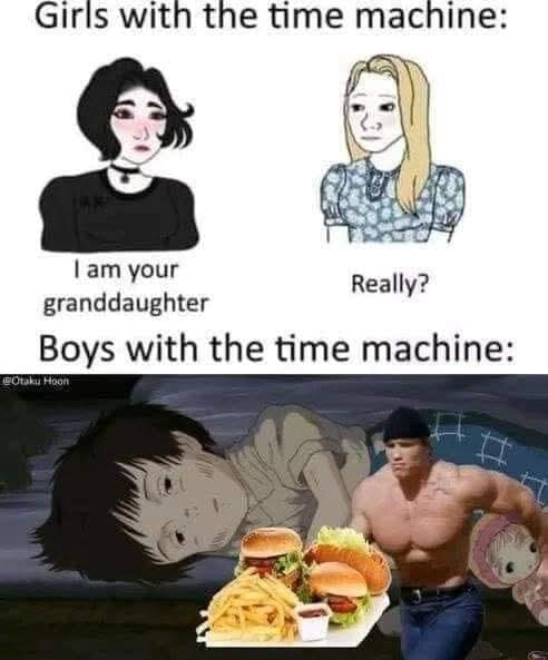 Girls with the time machine: ge lam your granddaughter Boys with the ...