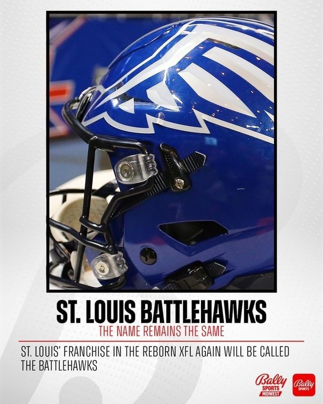 ST. LOUIS BATTLEHAWKS THE NAME REMAINS THE SAME ST. LOUIS' FRANCHISE IN ...